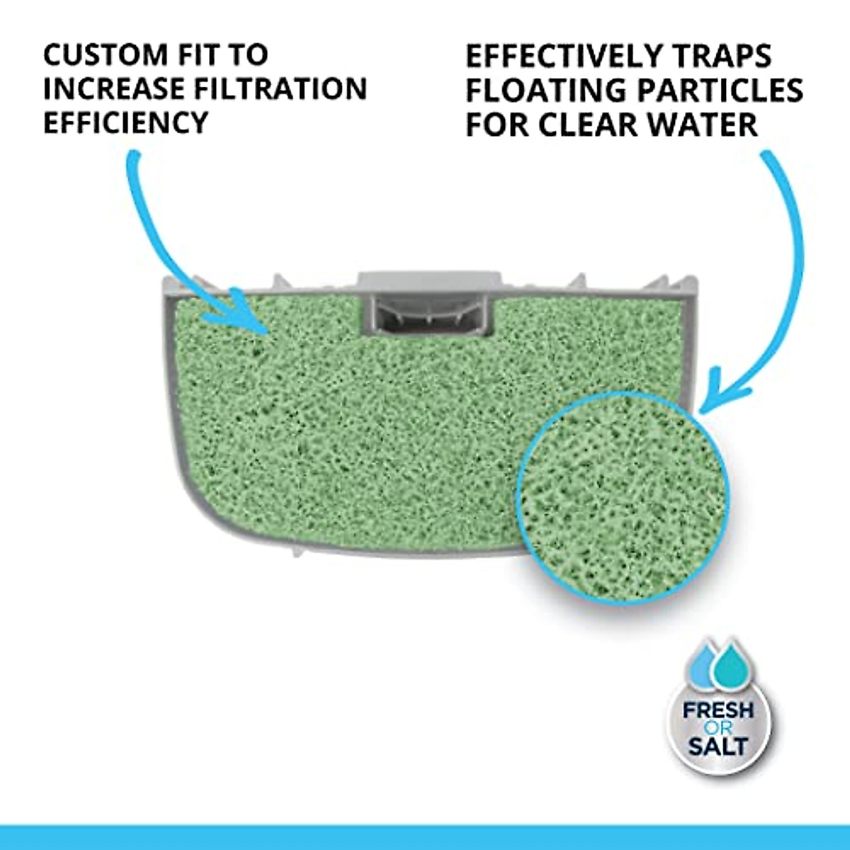 Fluval 107/207 Phosphate Remover Pad, Replacement Aquarium Canister Filter Media, 3-Pack