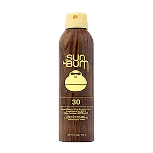 Sun Bum Original SPF 30 Sunscreen Body Spray | Broad Spectrum Moisturizing Sunblock with Vitamin E | Hawaii 104 Act Compliant (Octinoxate & Oxybenzone Free) | 6 oz