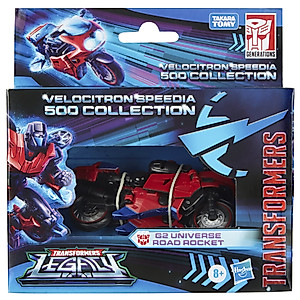 Transformers Legacy Velocitron 5 Inch Action Figure Deluxe Class Exclusive - Road Rocket