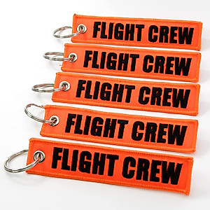 Rotary13B1 FLIGHT CREW - Neon Orange/black - 5pcs Key Chains