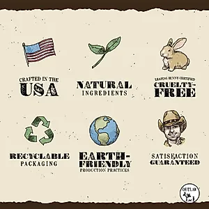 Smoky & Woody Cologne with notes of Cedar and Campfire - The Badlands Cologne by Outlaw - Men's or Women's Cologne