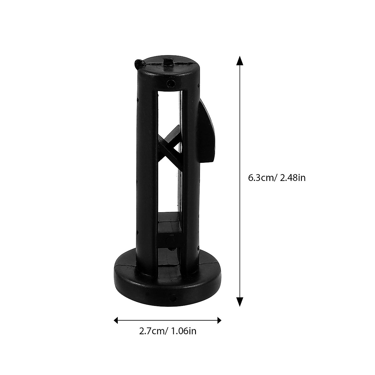 iplusmile Bin Lid Hinge Pins, 6pcs Trash Can Latch Bin Lid Hinge Pins Plastic Wheeled Trash Can Plug Connection for 240L Outdoor Wheeled Trash Bins