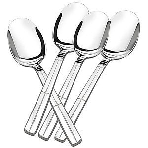 Saedy Stainless Steel Banquet Serving Spoon, Set of 8