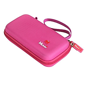 Mchoi Shockproof Carrying Case Suitable for Instruments TI-30XIIS Scientific Calculator, Shockproof Waterproof Pink Protective Case, Case Only