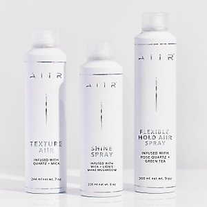 AIIR Flexible Hold Hairspray - Finishing Spray with Light Hold, Soft & Touchable Finish, Enhance Style & Shine, Fight Frizz with Humidity Resistance, Lightweight Hairspray for Fine Thin Hair, 9 oz