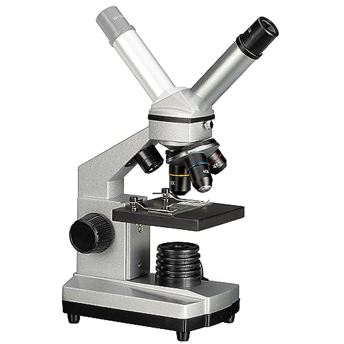 BRESSER Junior Biological Microscope Set 40-1600x Magnification with LED Illumination and USB Lens