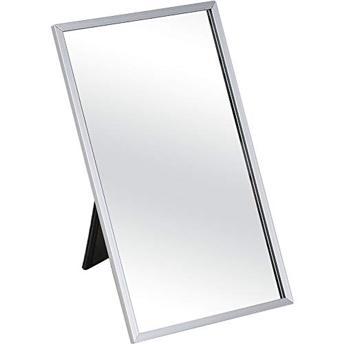 Ver Beauty 3-in-1 Professional 4 Removable Wheels Rolling Aluminum Art Craft Supplies Makeup Tattoo Artist Tool Case Organizer Easy-Slide Extendable Trays with Dividers Mirror, Black Dot