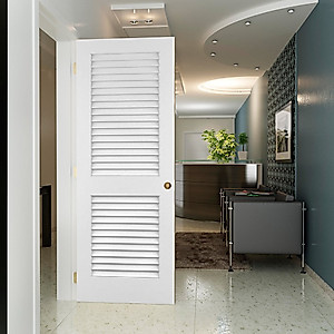 Louver-Louver Plantation Interior Door Slab Kimberly Bay® White (80x30)