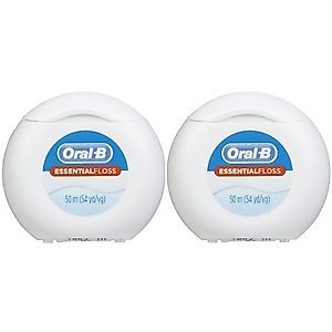 Oral B Essential Floss - 50 m - 2 pk