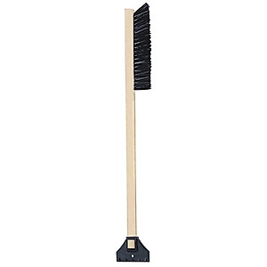 Mallory 203-24pk 25" Wood Snow Brush, (Pack of 24)