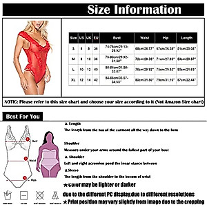 Women's Lingerie Sexy, Lengire Sexy for Women Bow Lingerie Lengerie Women's Fashion Lace One-Piece Set Suit Solid Color Wireless Bra Underwear Panties Costumes Garter Lingerie Set (L, Black)