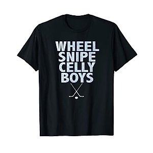 Wheel Snipe Celly Boys Hockey T-Shirt