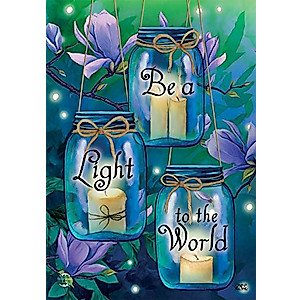 Be A Light To The World Spring Garden Flag 12.5" x 18" Briarwood Lane