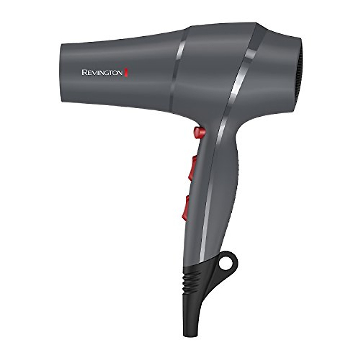 Remington Max Comfort Hair Dryer, Tourmaline, Ionic, & Ceramic Technology, Gray D3200