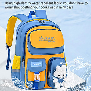 WYCY School Backpacks for Girls Large Bookbags for Teen Girls Cute Book Bag Bunny Kawaii Backpack (Pink)