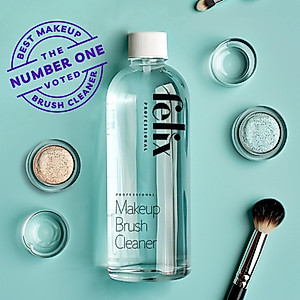 Makeup Brush Cleaner - Deep Clean Rinse Free Quick Dry - Ideal for Cleaning and Odorizing Natural and Synthetic Make-up Brushes 8 oz