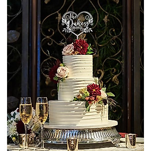 Rustic Cake topper, Personalized wedding cake topper, Custom Mr Mrs Anniversary Cake topper, Custom Calligraphy Cake topper