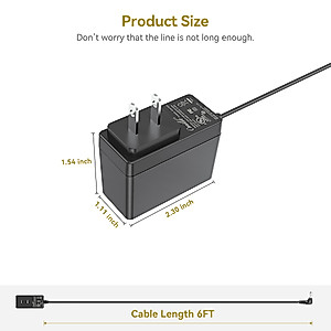 Omilik 5V UL AC Adapter for Worx WX255L WX255L.2 WX255 WX255.1 SD Slide Driver WX253 WX253.1 WX254L WX252 WX252L Worx 4V Cordless Drill Screwdriver Works SD & XTD Driver Worx Zip Snip WX081L WX08IL