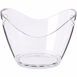 Devine Accessories - Ice Bucket Clear Acrylic 3.5 Liter Good for 2 Wine or Champagne Bottles Ice Bucket (1)