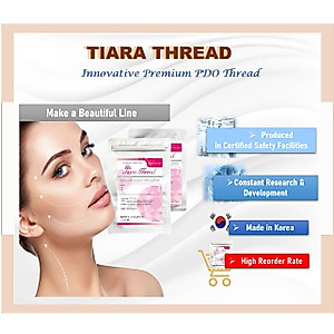 POSD Tiara PDO thread lift KOREA - 360R Bidirection Cog/Sharp (12pcs) (23G60/115)