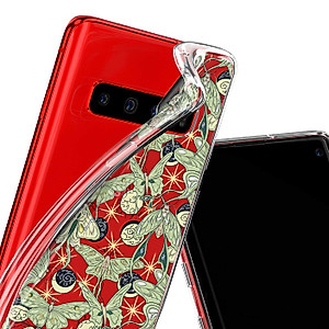 TPU Phone Case Compatible with Samsung A72 A71 5G A70 A51 A50 A32 A21 A11 A12 A13 A14 A01 Magic Silicone Shockproof Protective Cute Stars Luna Moth Moon Phases Flexible Boho Clear Lightweight