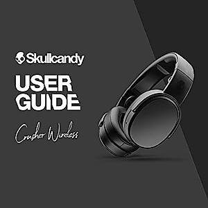 Skullcandy Crusher Wireless Over-Ear Bluetooth Headphones for iPhone and Android with Microphone / 40 Hours Battery Life / Extra Bass Tech / Great for Music, School, Workouts, and Gaming - Olive Green