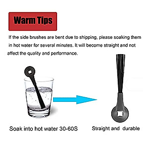 Side Brush for Shark AI AV2501S, AV2501AE, RV2502AE, RV2520AOUS, AV2510AOUS Robotic Vacuum Cleaner Replacement Parts - 4 Pack