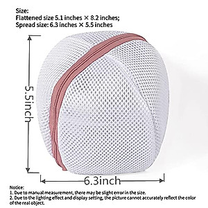 Bra Laundry Bags for Washing,Mesh Delicates Zipper Bra Laundry Bags for Washing Machine for Bra and Other Small Intimate Clothes 2Pcs