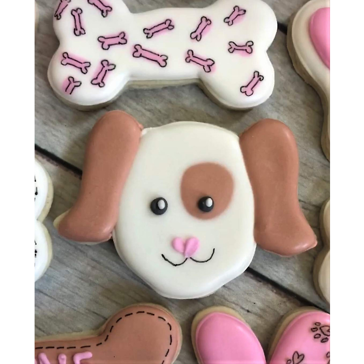 Dog Face Cookie Cutter, 4" Made in USA by Ann Clark