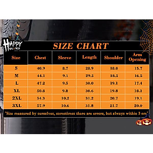 WHO IN SHOP Men's Halloween Shirts Cute Scary Horror Short Sleeve Button Up Shirt