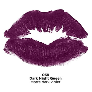 Revlon Super Lustrous Lipstick, Dark Night Queen, Matte Finish