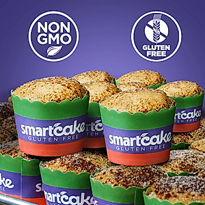 Smart Baking Company Smartcake, Sugar Free, Gluten Free, Low Carb, Keto Dessert(Vanilla Latte, 8 CT)