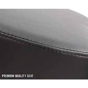 DRAGONN by VIVO Ergonomic Kneeling Chair, Adjustable Stool for Home and Office - Improve Your Posture with an Angled Seat - Thick Comfortable Cushions, Black, DN-CH-K01B