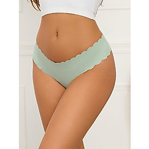 Aogda Thongs Women Underwear Ladies Panties Womans Seamless Thong Pack（Small）