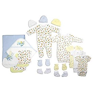 Newborn Baby Boys 21 PCS Layette Baby Shower Gift