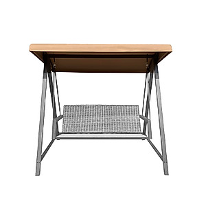 ALISUN Replacement Canopy Top for Model #GCS00250B-YD for Better Homes & Gardens Patio Swing (Top Only) (Canopy Top)