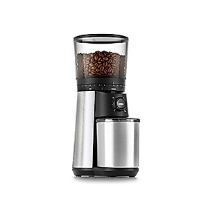 OXO BREW 9 Cup Programmable Coffee Maker Bundle BREW Conical Burr One Push Start Coffee Grinder - Stainless Steel/Black