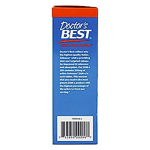 Doctor's Best SAMe -- 200 mg - 60 Enteric Coated Tabs