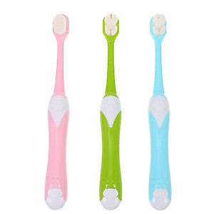 Healifty 3pcs Nursing Brush Girls Tool Bulk Color Boys Mixed Lovely for Bristles Adorable Bristle Teens Toothbrush Toothbrushes Cleaning Teeth Care Soft
