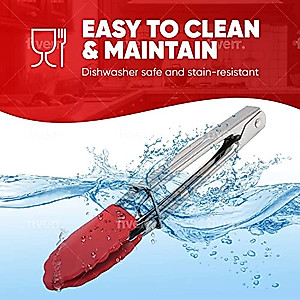 Castle Fit - Chicken Shredder Tool with Silicone Tipped Tongs - Chicken Shredder Tool Twist and Meat Shredder Tool decreases meal prep time and clean up - Amish Chicken Shredder is safe and convenient