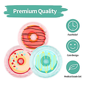 NEWGO Kids Ice Pack for Boo Boo, 3 Pack Gel Ice Pack Toddler Ice Pack for Children Kids Injuries, Pain Relief, Bruises, Swelling, Wisdom Teeth - 4.52" x 4.52"