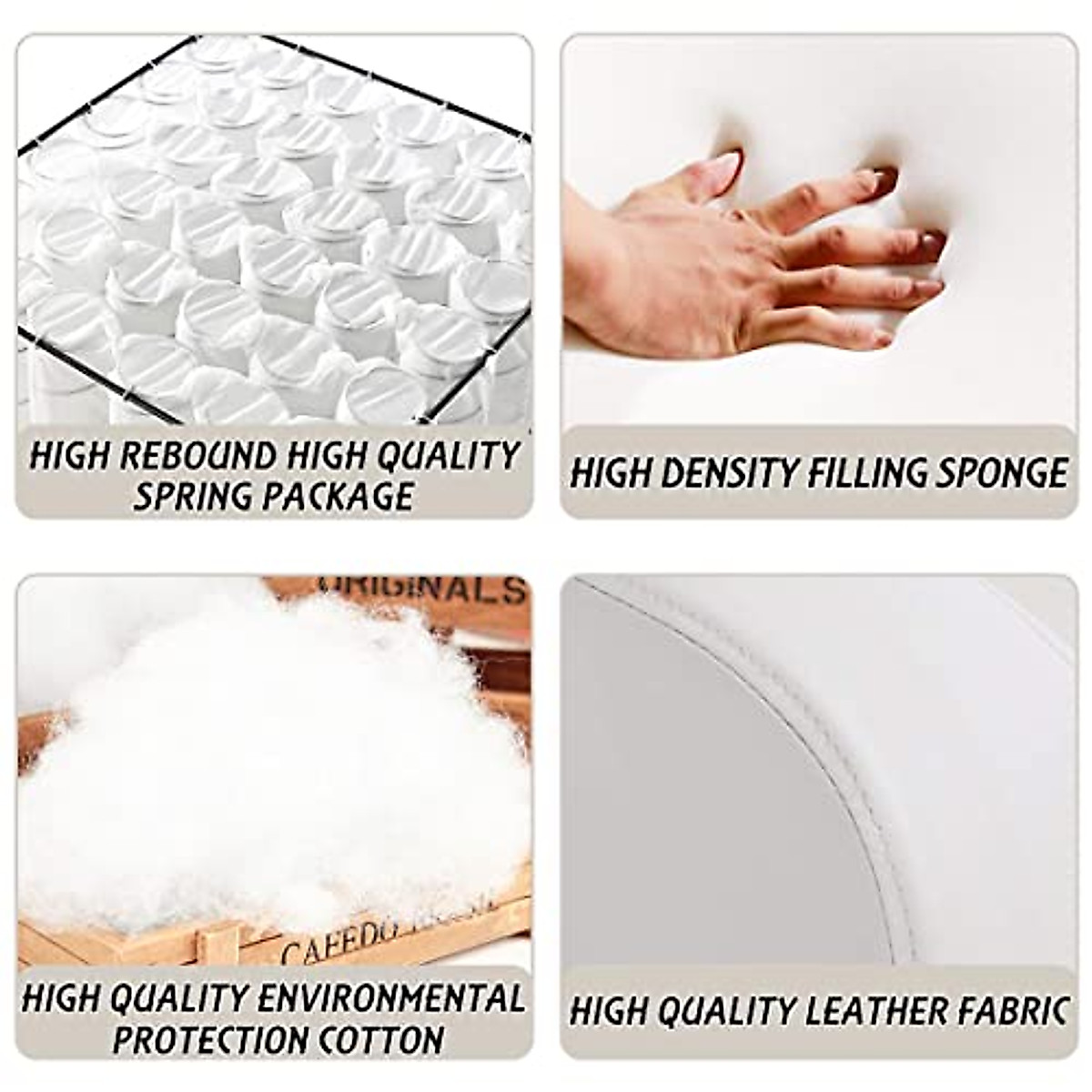 TYNB Lazy Boy Recliner, Massage Recliner with PU Leather Padded Seat Backrest Recliner Chair for Living Room Sofa Reading Chair Home Theater Seating Modern Reclining Chair Easy Lounge, Beige