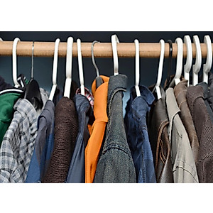 Closet Pole with Wood Construction and Plastic Brackets, 1 3/8" Thick, Natural Finish (6 FT LONG)