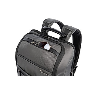 Travelpro Crew Executive Choice 3 Slim Backpack fits up to 15.6 Laptops and Tablets, Men and Women, Water-Resistant, Titanium Grey