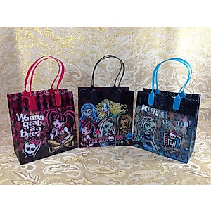 24pc Monster High Treat Bags Loot Bags Party Favors Goodie Bag Gothic Candy Bags