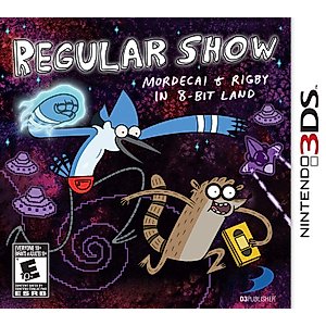 Regular Show: Mordecai and Rigby in 8-bit Land - Nintendo 3DS (Renewed)