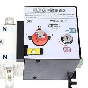 Automatic Transfer Switch Insulation Isolation Type Dual Power ATS Automatic Changeover Transfer Switch Voltage 500V Rated Current 160A 3C 37V-440V