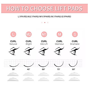 ICONSIGN Lash Lift Kit, Professional Salon Semi-Permanent Curling Eyelash Perm Kit with Lash Shields, Eye Gel Pads and Brushes