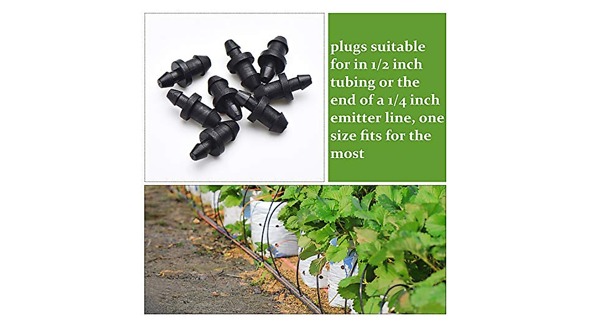 150 Drip Irrigation Hole Plugs for Home Garden