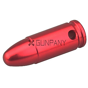 GUNPANY 12-Pack 9mm Snap Cap Trainning Dummy Round Snap Caps 9mm Luger